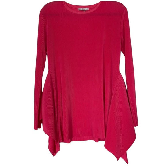 Zara | Tops | Zarapleated Coral Tunic | Poshmark